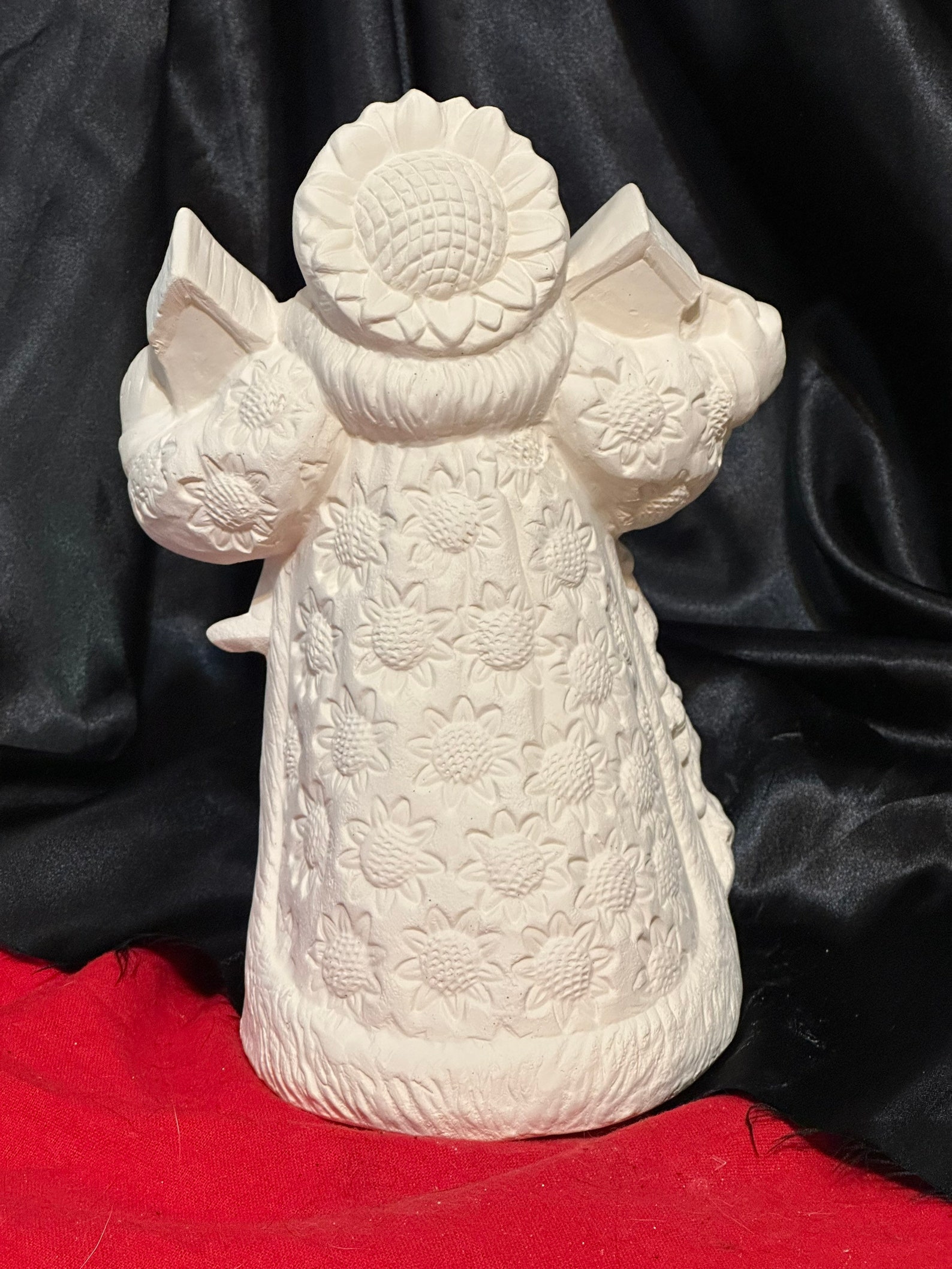 Rare Gare Molds Sunflower Birdhouse Santa in Ceramic Bisque Ready to ...