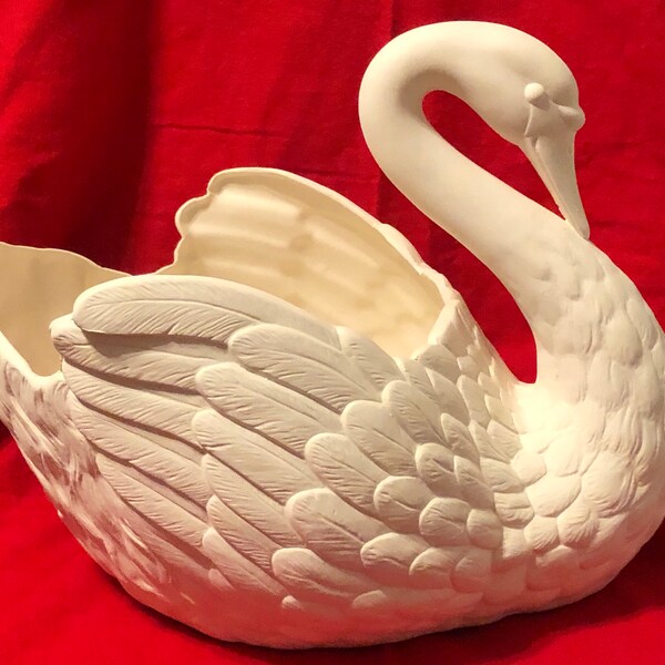 Ceramic Swan - Etsy
