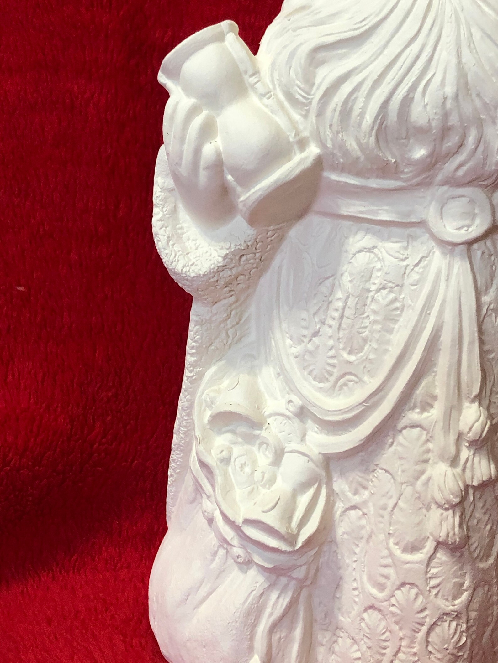 Father Time Santa Claus Ceramic Bisque Ready to Paint - Etsy