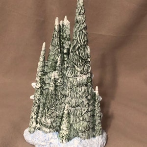 Santa Face in Trees - Etsy