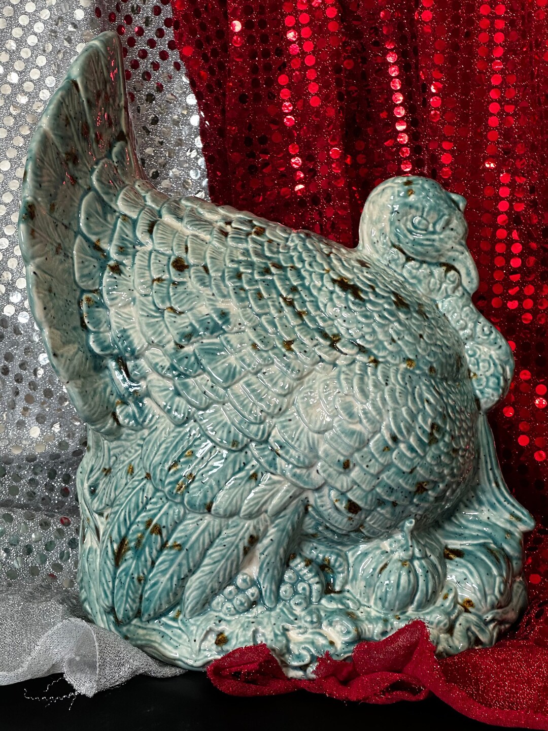 Handmade Ceramic Turkey Centerpiece - Thanksgiving Tabletop - Custom ...