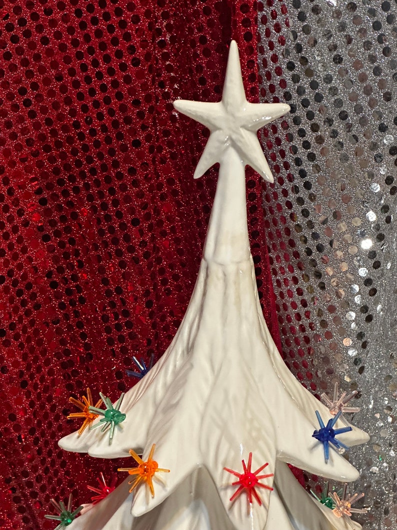 Handmade Ceramic Christmas Tree: Star-topped Holiday Decor - Etsy