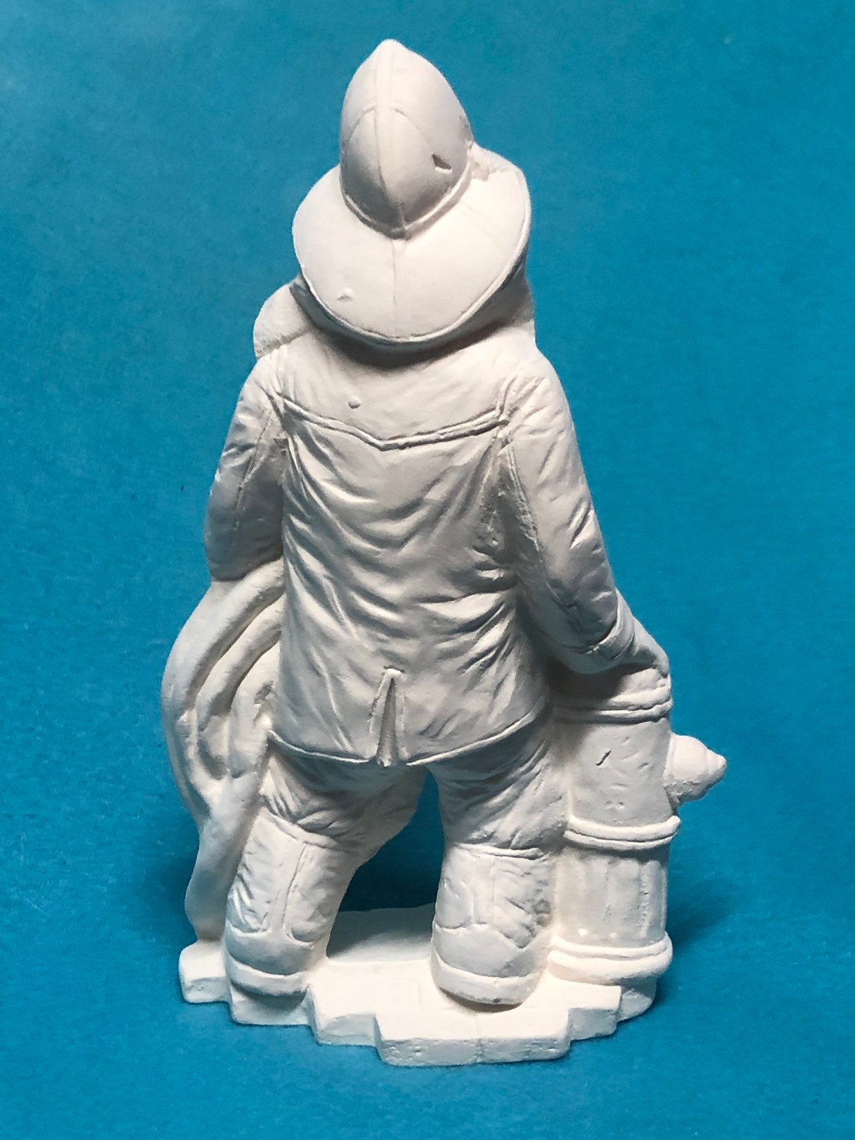 Vintage Fireman Ceramic Bisque