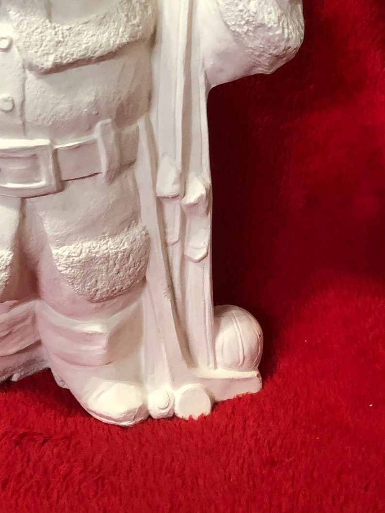 Sports Santa Claus ceramic bisque ready to paint | Etsy