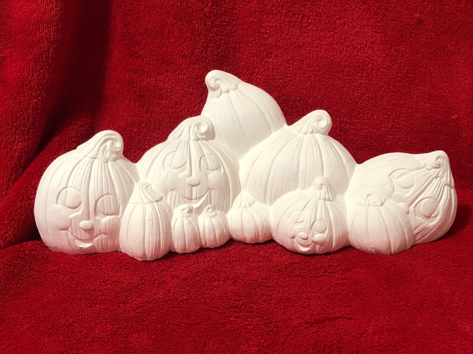 Clay Magic Pumpkin Patch in Ceramic Bisque Ready to Paint - Etsy