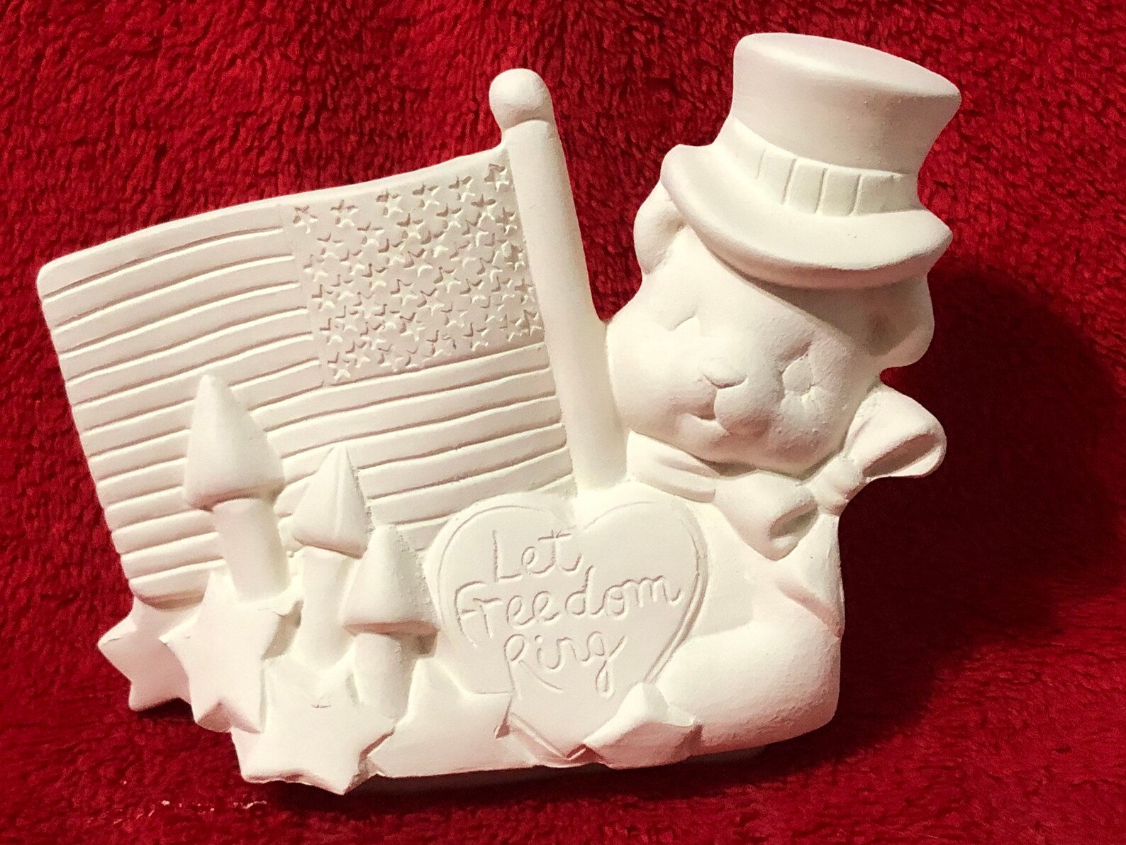 July 4th Insert for Our Classic Pickup Box in Ceramic Bisque - Etsy