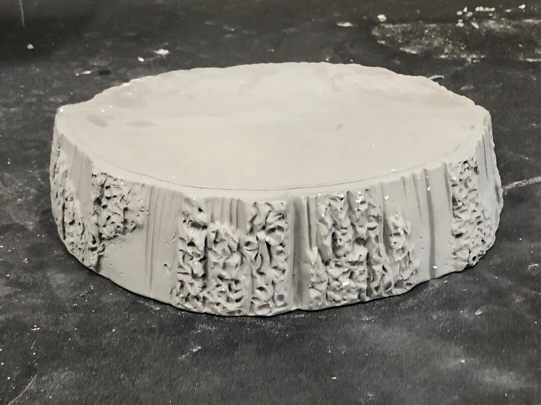 Large Tree Stump Base in Ceramic Bisque Ready to Paint Bisque Pic ...