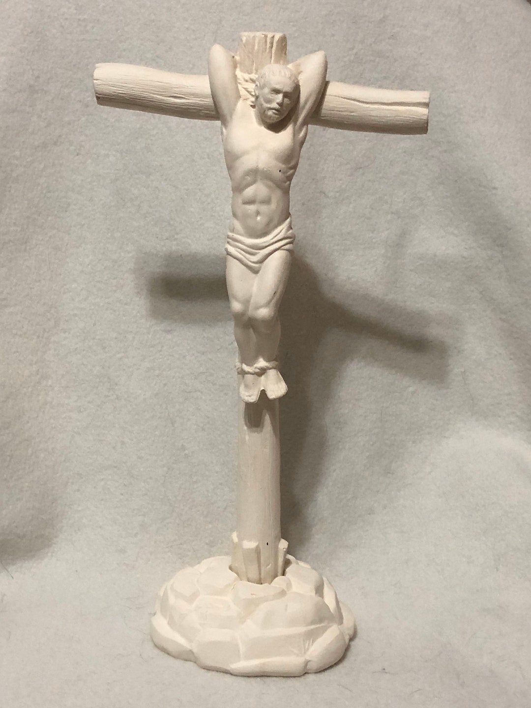 Thief on Cross at Crucifixion in Ceramic Bisque Ready to Paint - Etsy