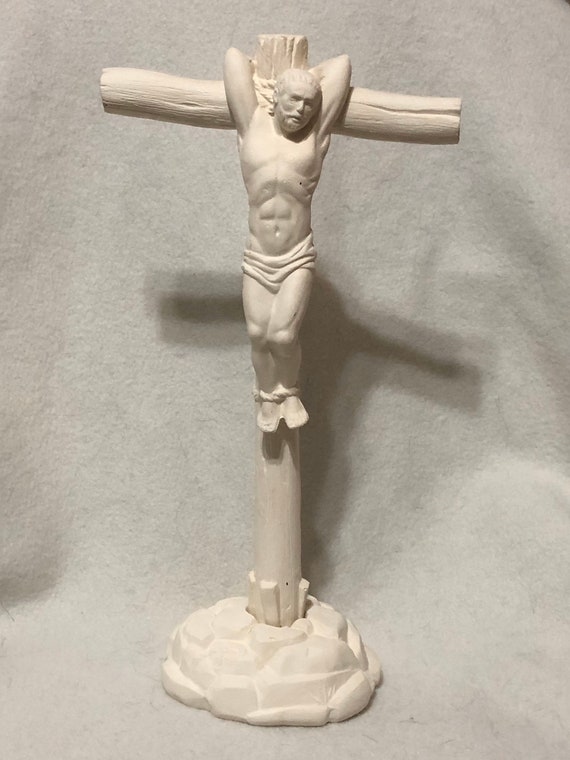 Thief on Cross at Crucifixion in Ceramic Bisque Ready to Paint | Etsy