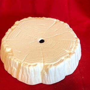 Rare Tree Stump Base With Holes for Lights in Ceramic Bisque Ready to ...