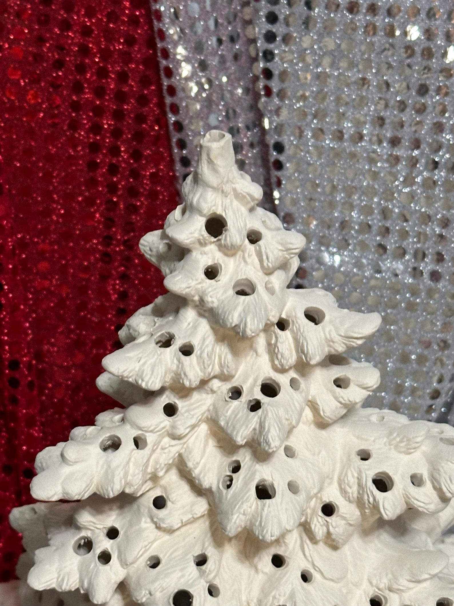DIY Ceramic Bisque Xmas Tree: Ready-to-paint Diamond Fir (17x15) - Etsy