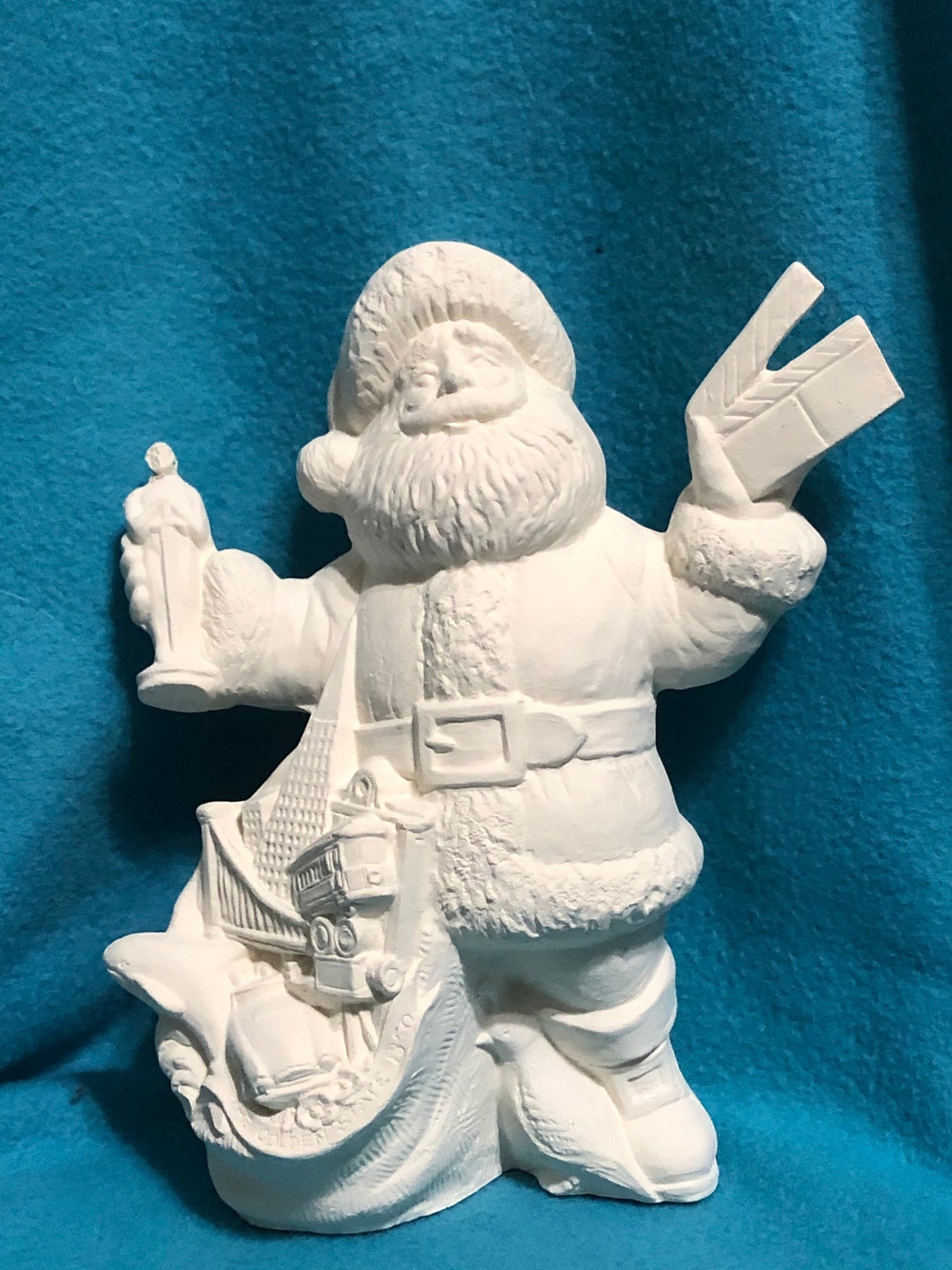 Hollywood Santa Ceramic Bisque Ready to Paint - Etsy