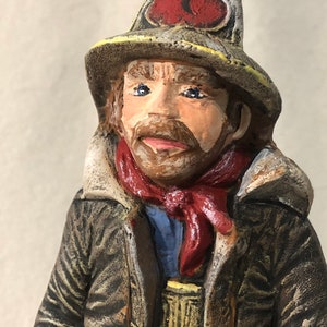 Vintage Fireman Ceramic Art - Etsy