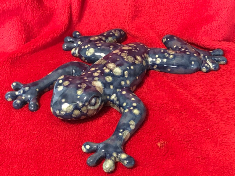 Glazed Ceramic Tree Frog | Etsy