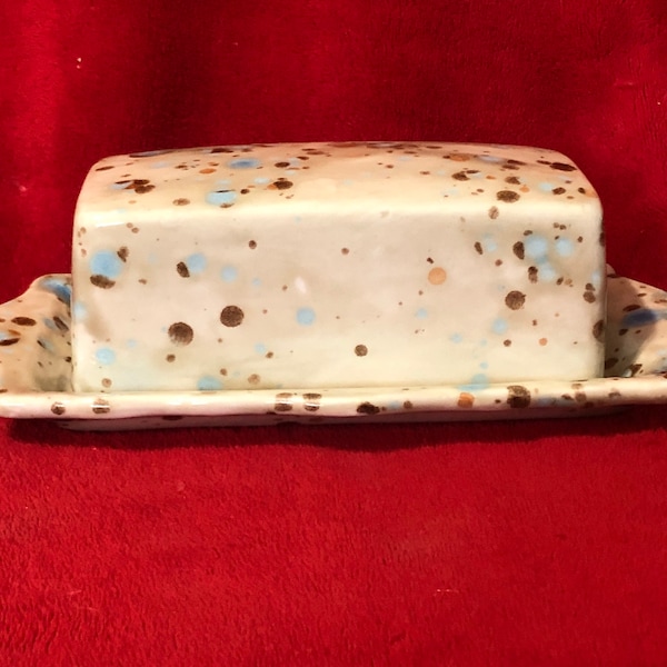 Red Butter Dish - Etsy