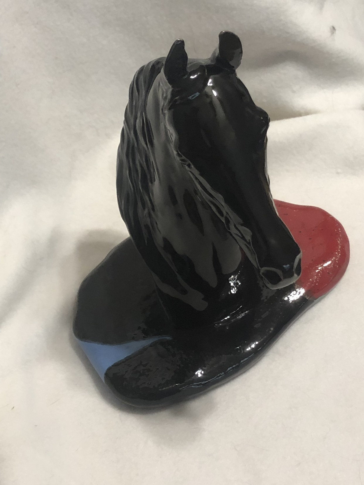 Glazed Morgan Horse with Base | Etsy