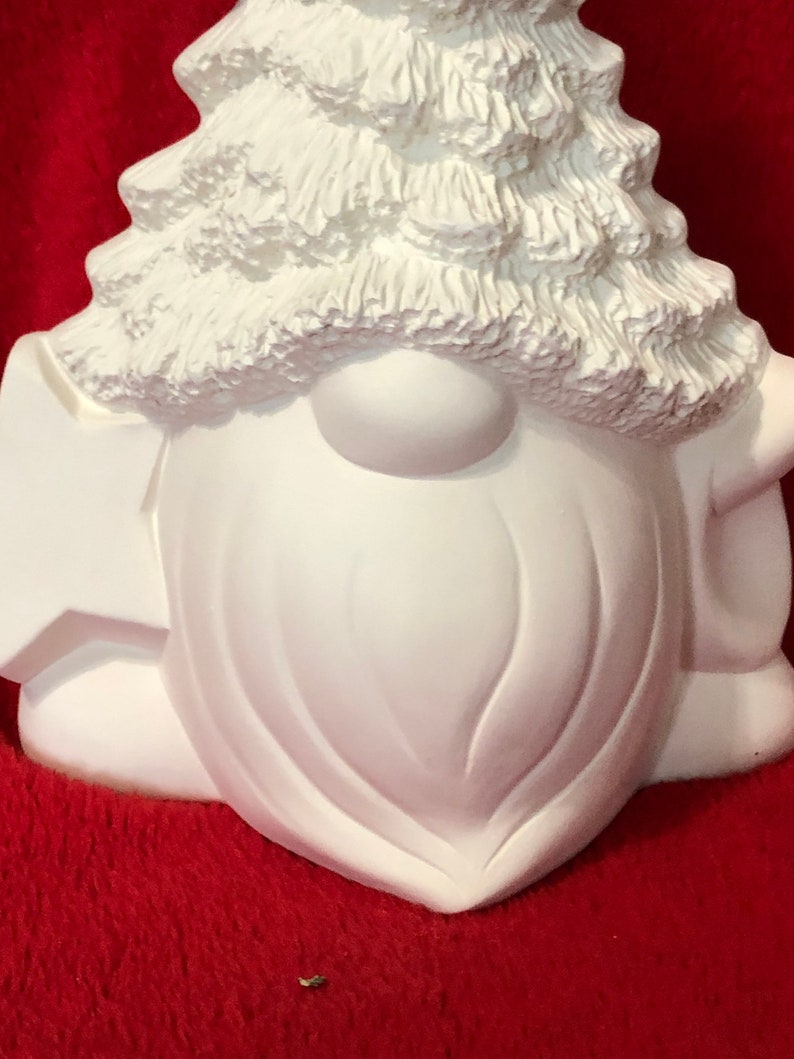 Ceramic Male Gnome Christmas Tree Without Holes for Lights - Etsy