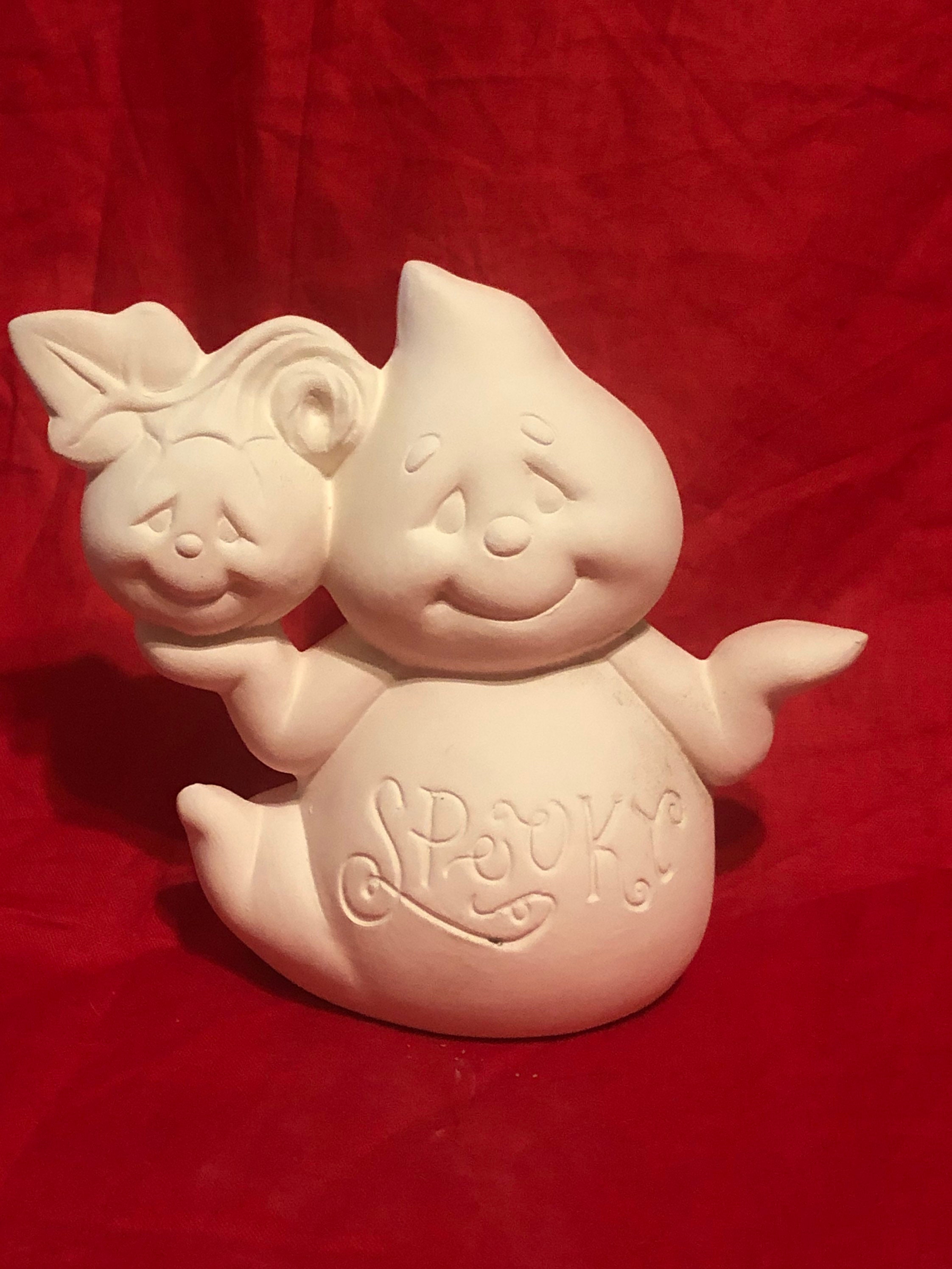 Jack the Ghost in Ceramic Bisque Ready to Paint by - Etsy