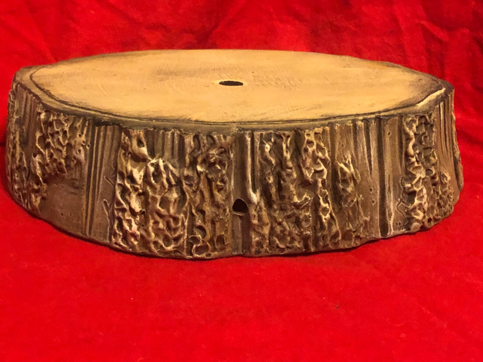 Ceramic Dry Brushed Stump Using Mayco Softee Stains With Holes - Etsy