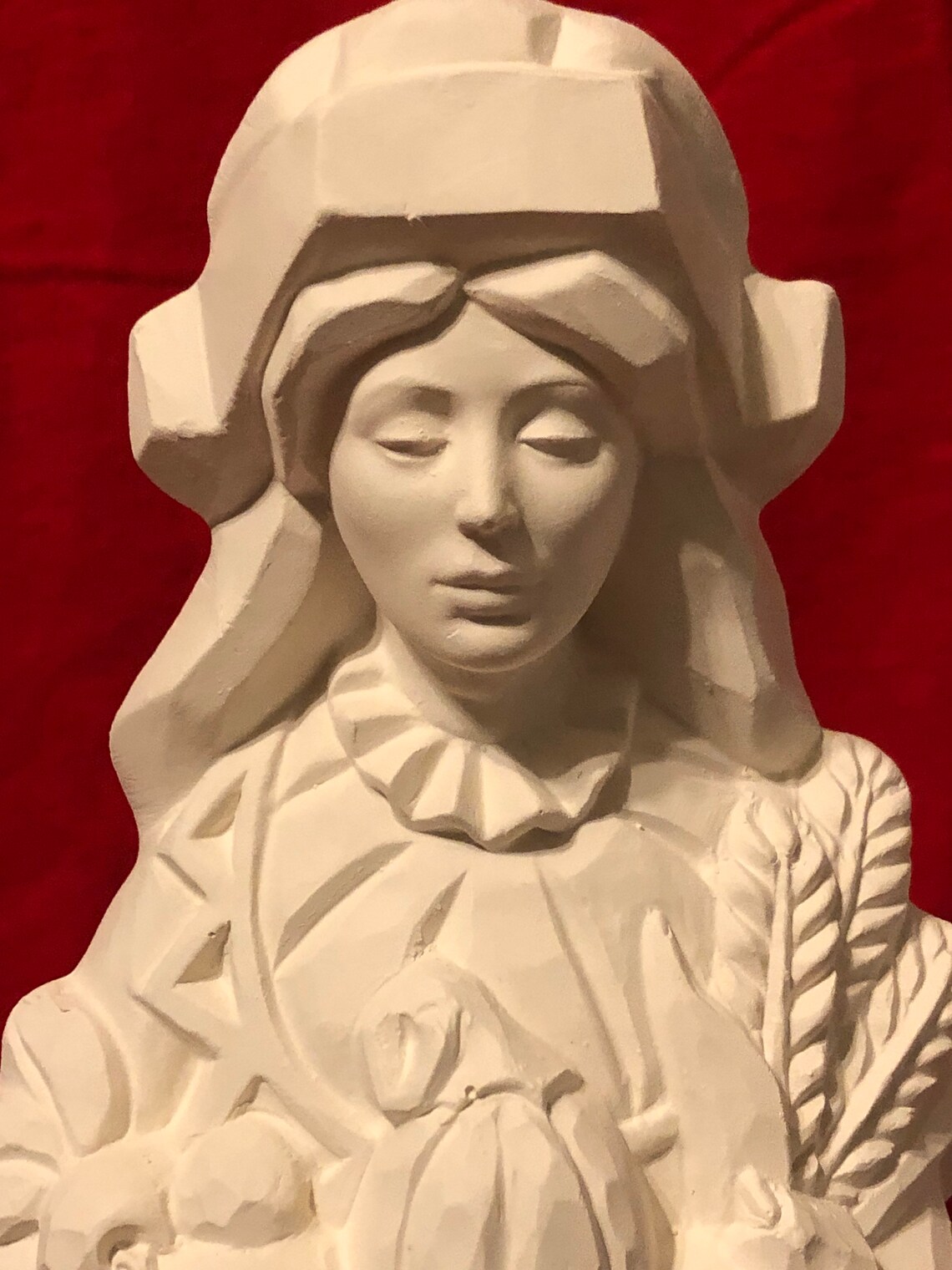 Clay Magic's Hammered Female Pilgrim in Ceramic Bisque Ready to Paint ...