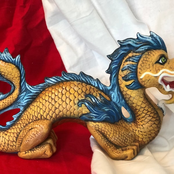 Chinese Ceramic Dragon Figurines - Etsy