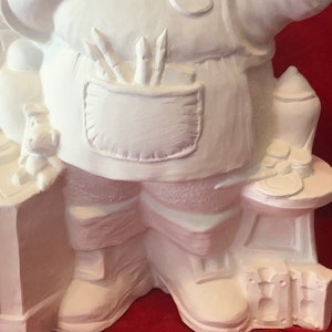 Rare Gare Molds Ceramicist Santa in Ceramic Bisque Ready to Paint by ...