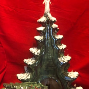 Rare Atlantic Molds Wall Hanging Ceramic Ornament Christmas Tree With ...