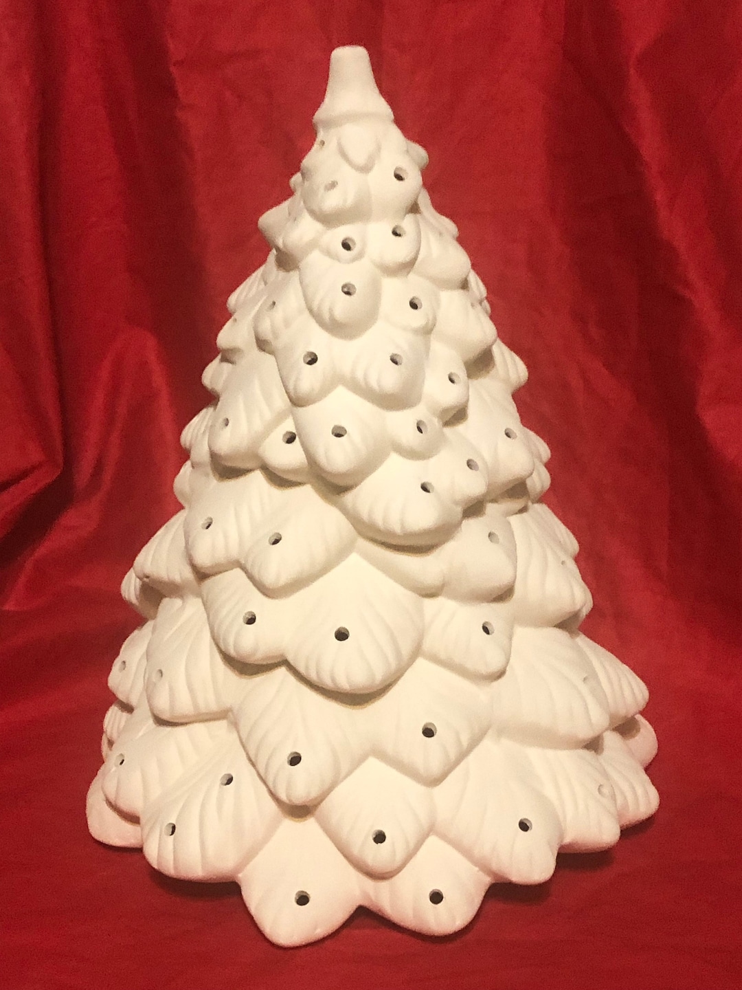 Rare Cramer Molds Ceramic Christmas Tree: Bisque Ready to Paint - Etsy