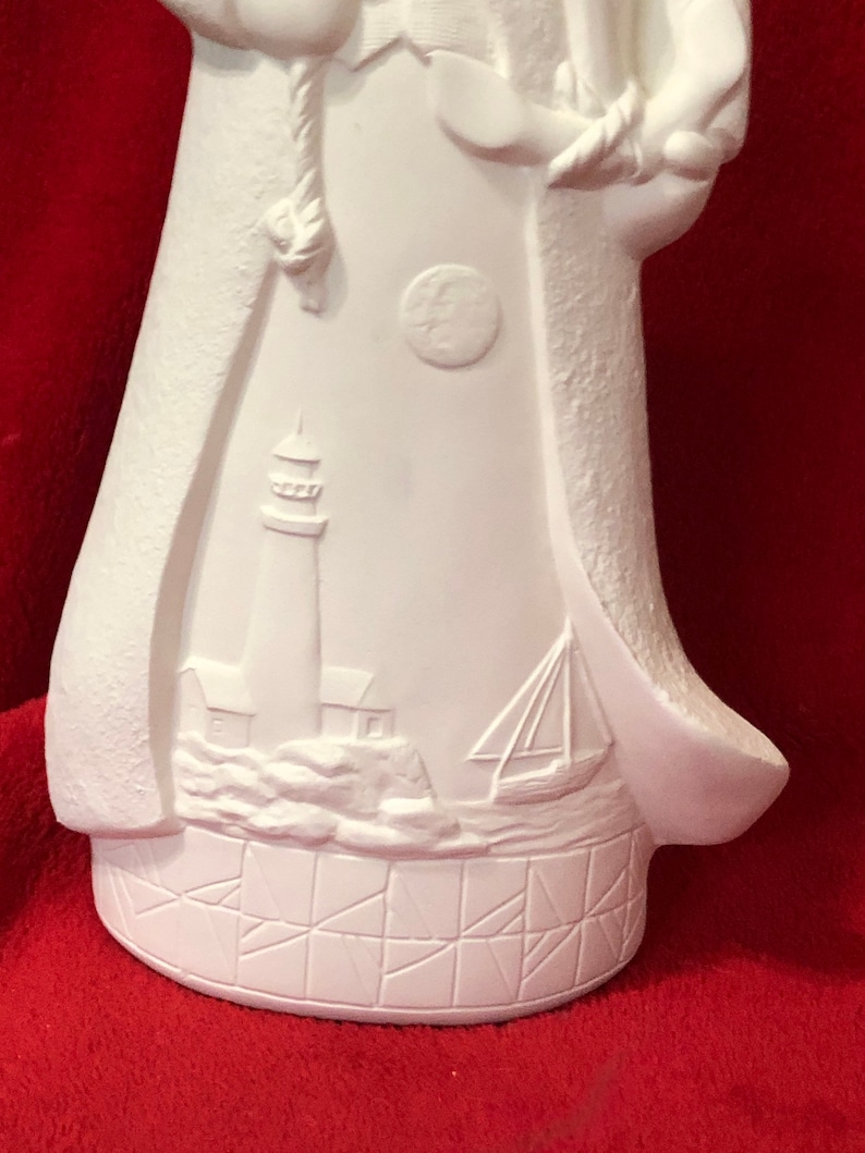 Nautical Santa Claus in Ceramic Bisque Ready to Paint by Jmdceramicsart ...