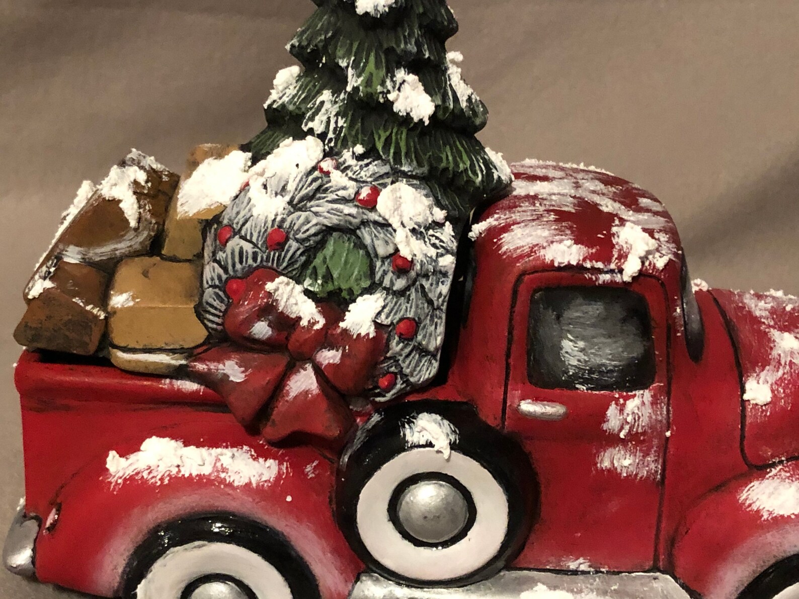 Ceramic Old Time Vintage Pickup Box With Christmas Lid Dry | Etsy