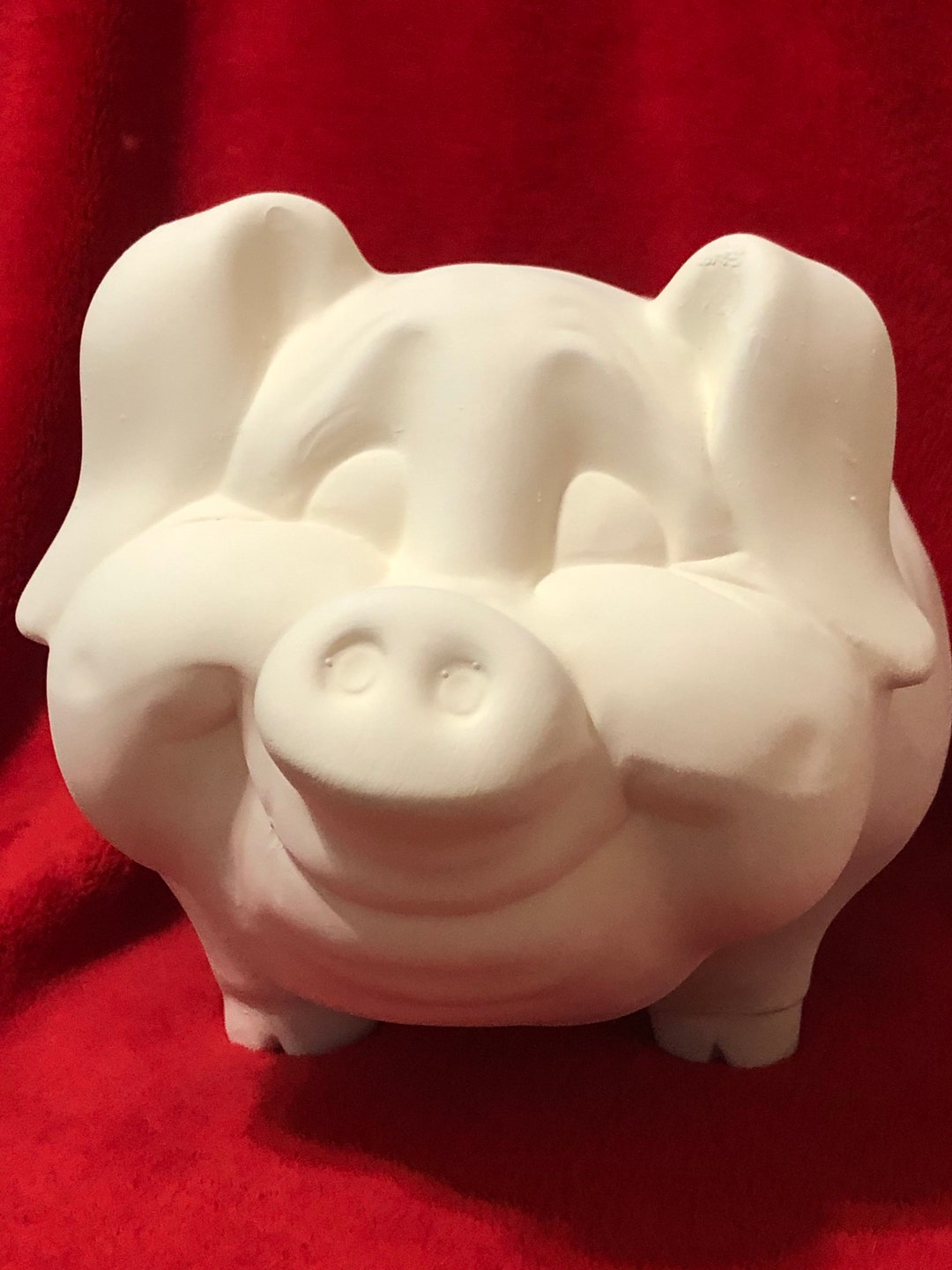 Ceramic Pig in Bisque Ready to Paint by Jmdceramicsart - Etsy
