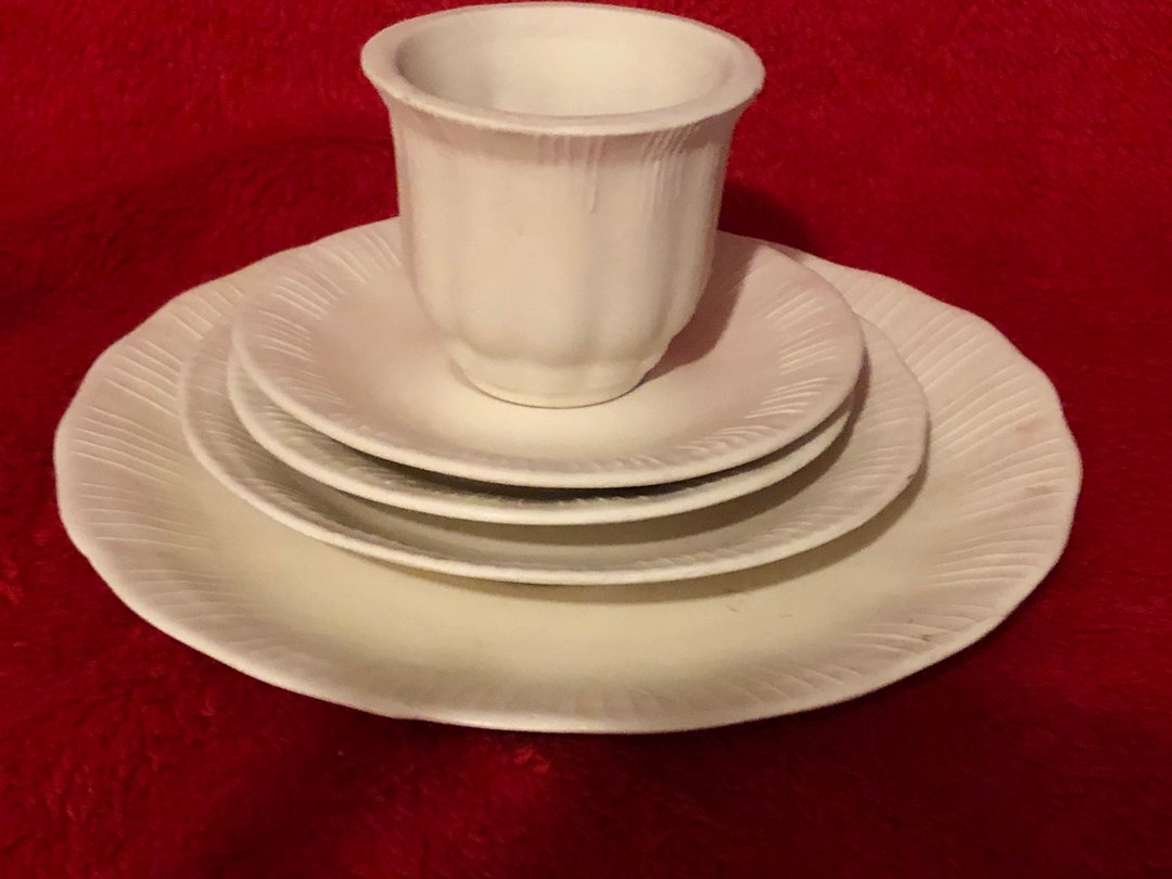 Rare Vintage 5 Piece Tea Set in Ceramic Bisque Ready to Paint by ...