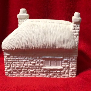English Cottage in Ceramic Bisque Ready to Paint - Etsy
