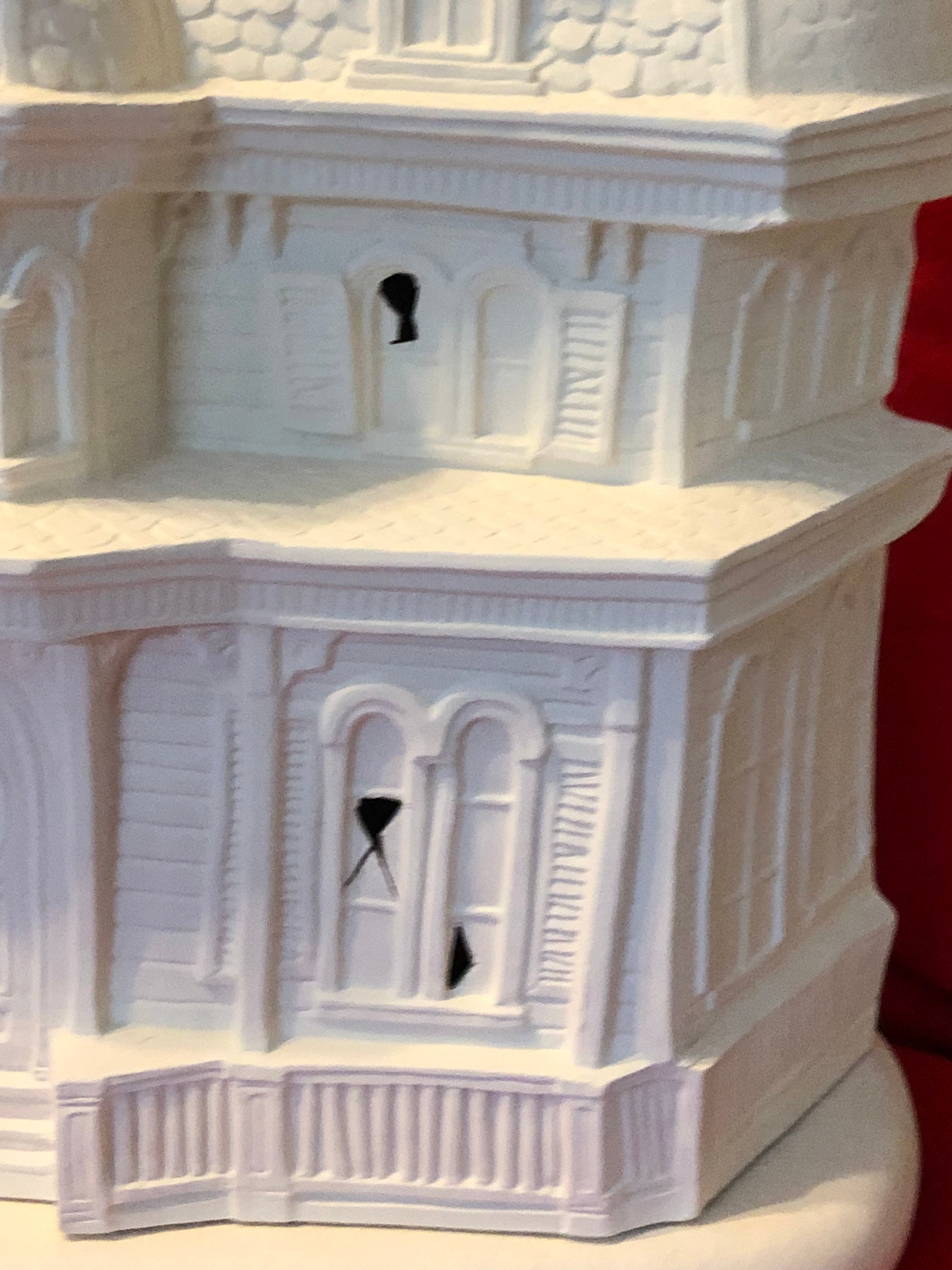 Vintage and Rare Byron Molds Haunted House with cut outs and base for ...