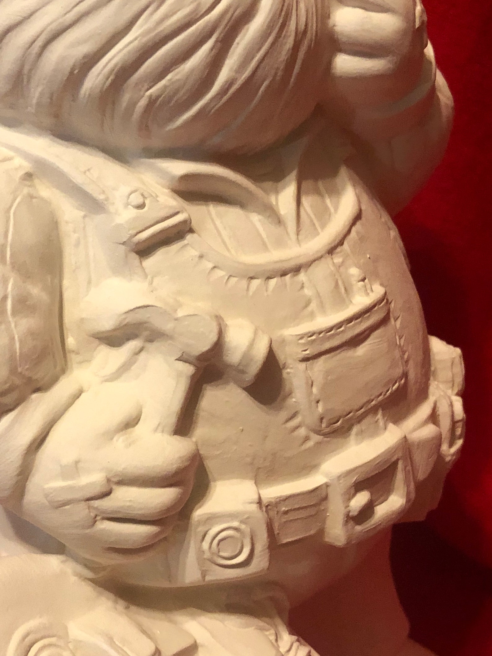 Rare Gare Molds Handy Man Santa in Ceramic Bisque Ready to Paint by ...