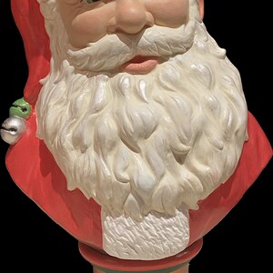 Custom Painted Santa Bust by Jmdceramicsart - Etsy