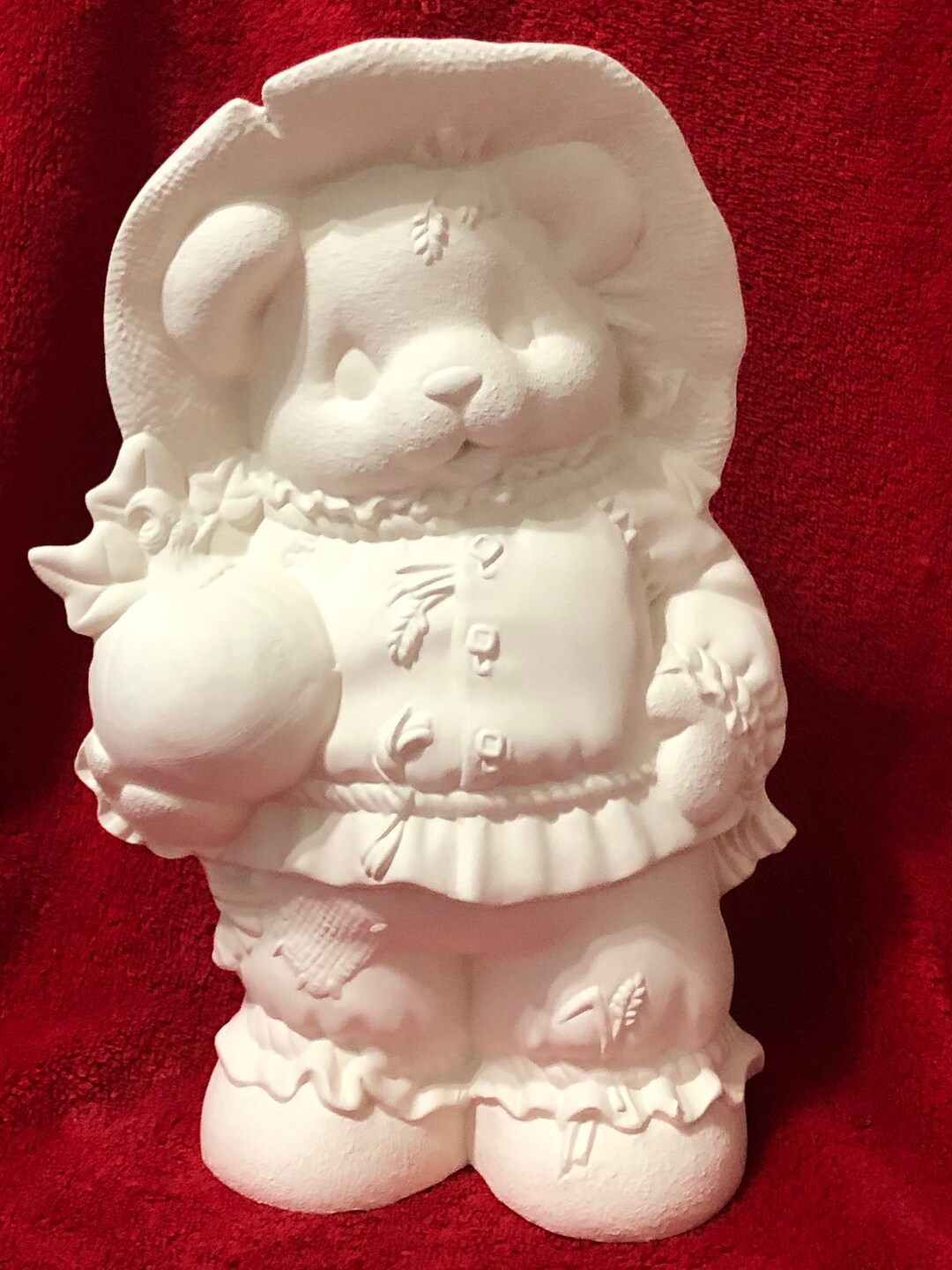 Clay Magic Boy Scarecrow Bear in Ceramic Bisque Ready to Paint - Etsy