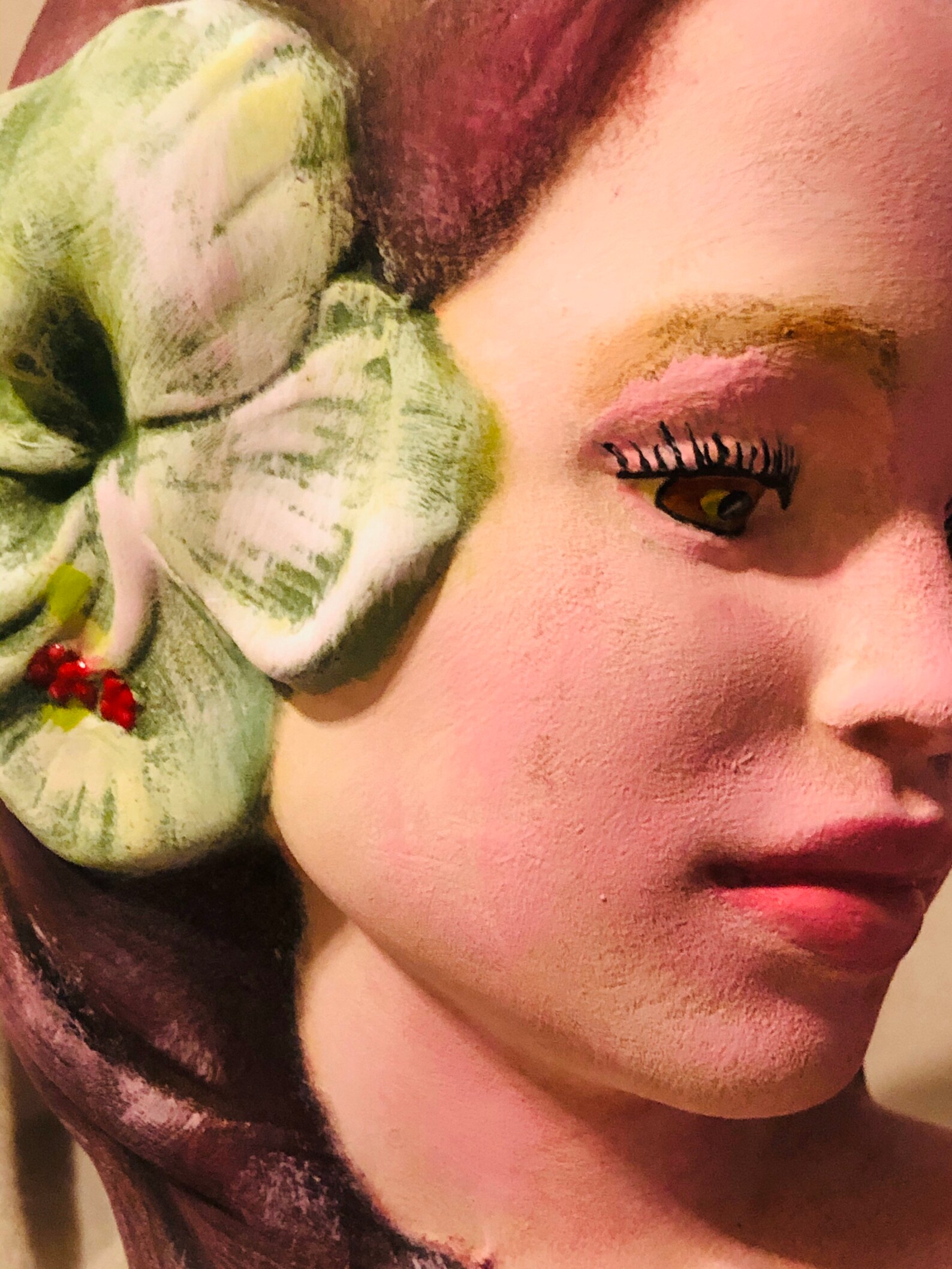 Ceramic Dry Brushed Bust Using Mayco Softee Stains - Etsy