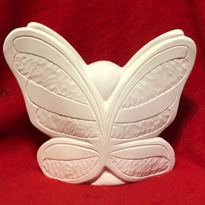Ceramic Flutter Butterfly in Bisque Ready to Paint - Etsy