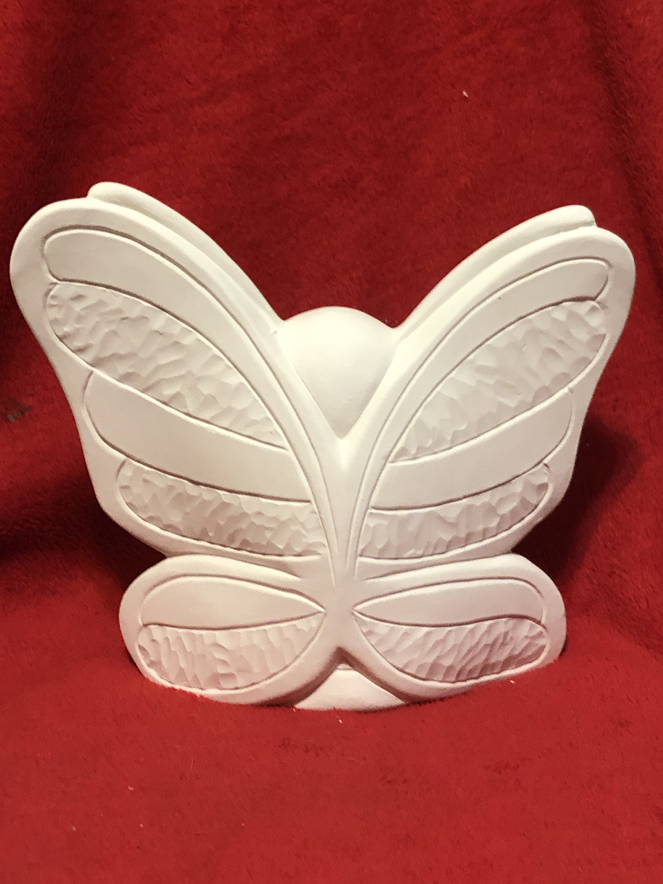 Ceramic Flutter Butterfly in Bisque Ready to Paint | Etsy