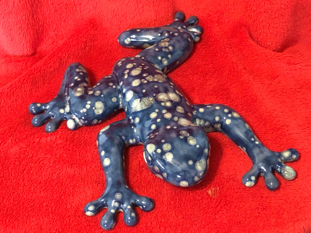 Glazed Ceramic Tree Frog - Etsy