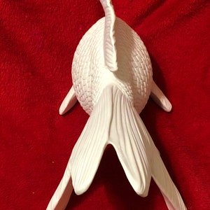 Handmade Ceramic Bisque Goldfish Sculpture: DIY Art Decor (8x13) - Etsy