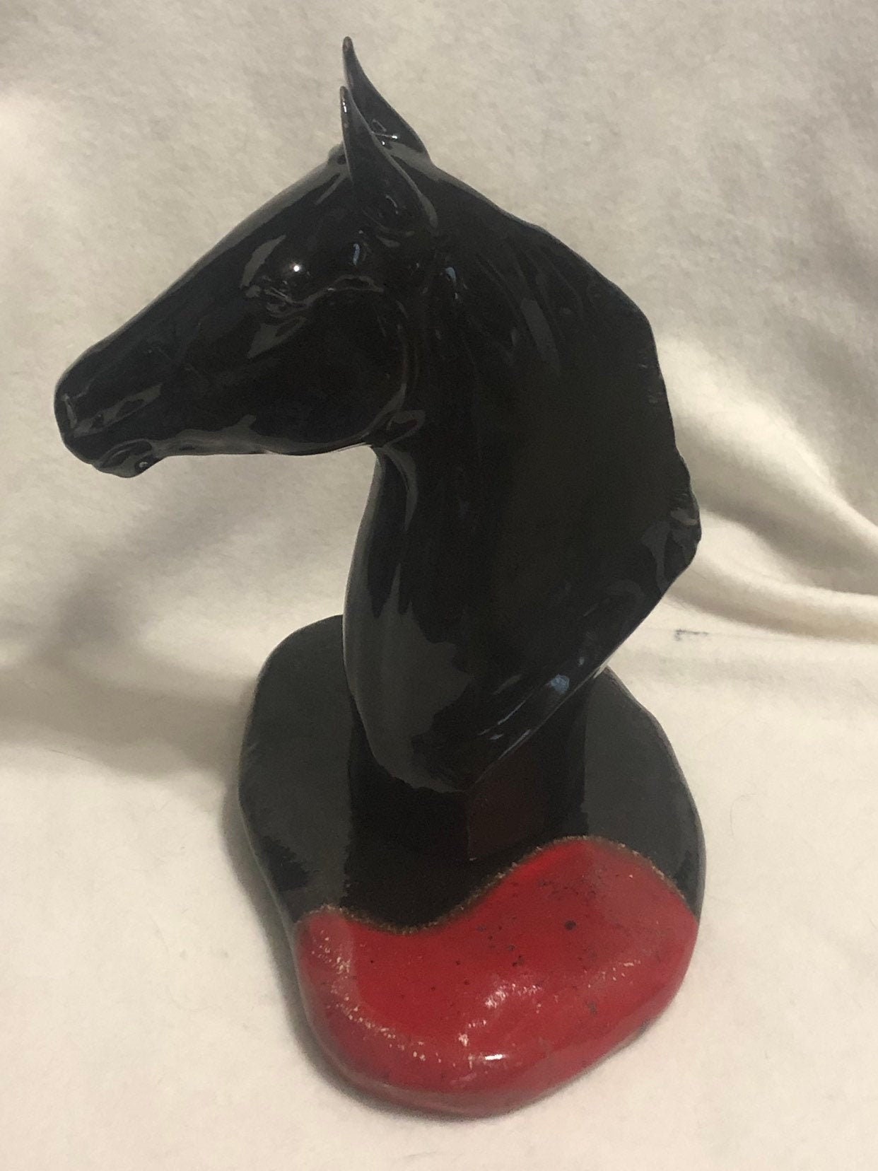 Glazed Morgan Horse with Base | Etsy