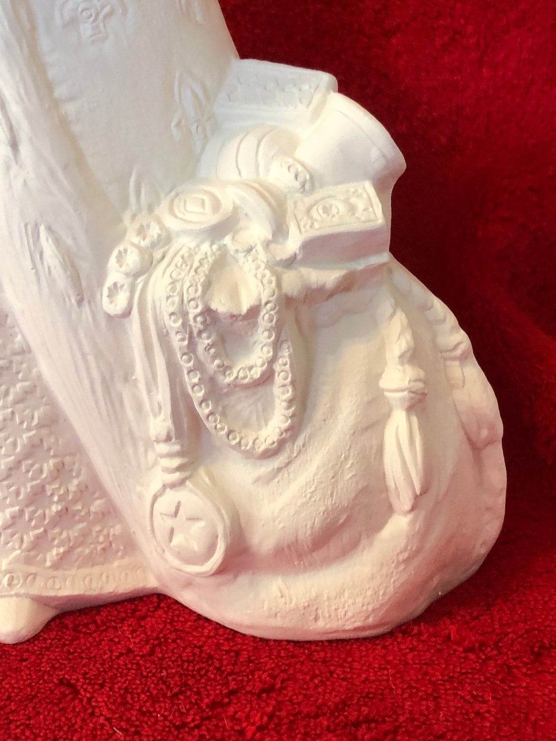 Ceramic Royal Renaissance Santa in Bisque Ready to Paint - Etsy