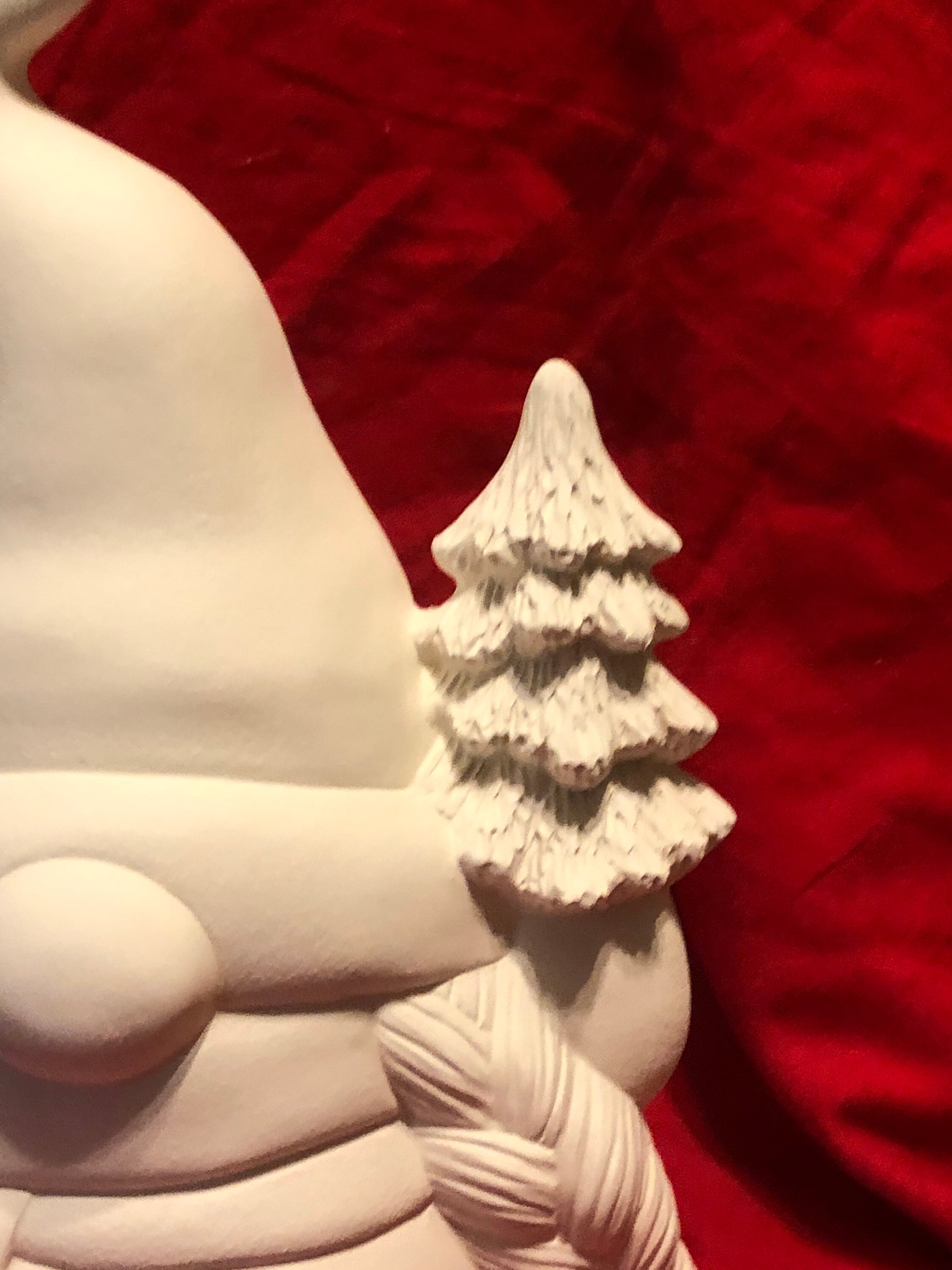 Ceramic Christmas Female Gnome Tree Without Holes for Light in | Etsy