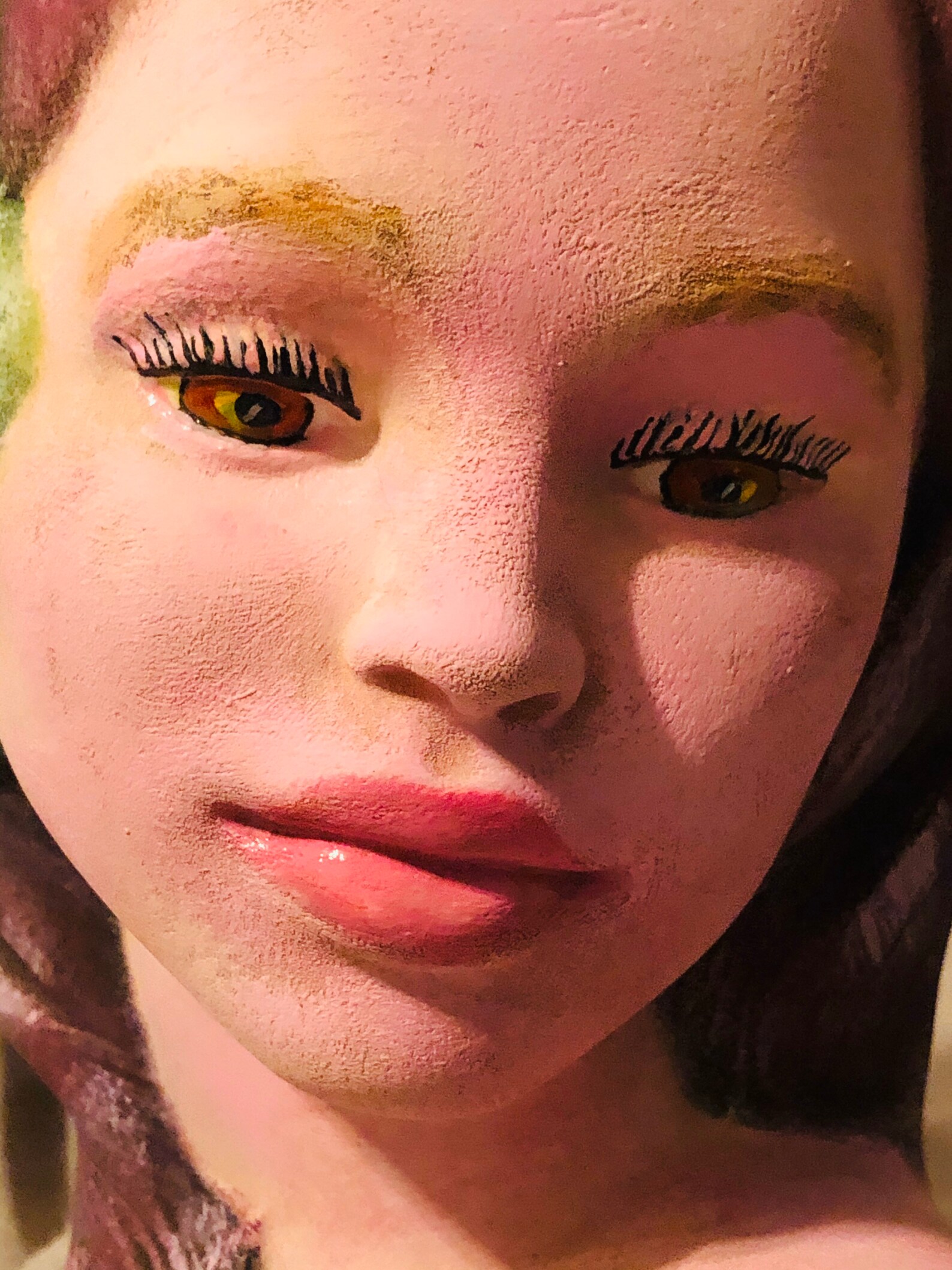 Ceramic Dry Brushed Bust Using Mayco Softee Stains - Etsy