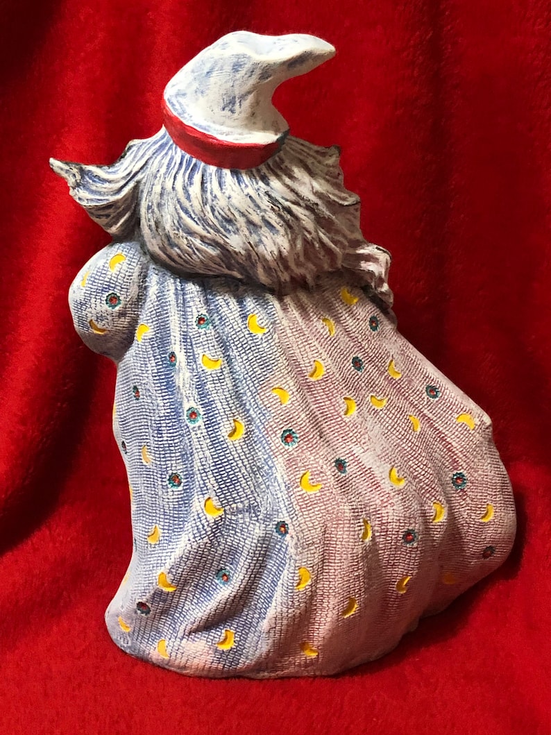 Ceramic Dry Brushed Wizzard Using Mayco Softee Stains - Etsy
