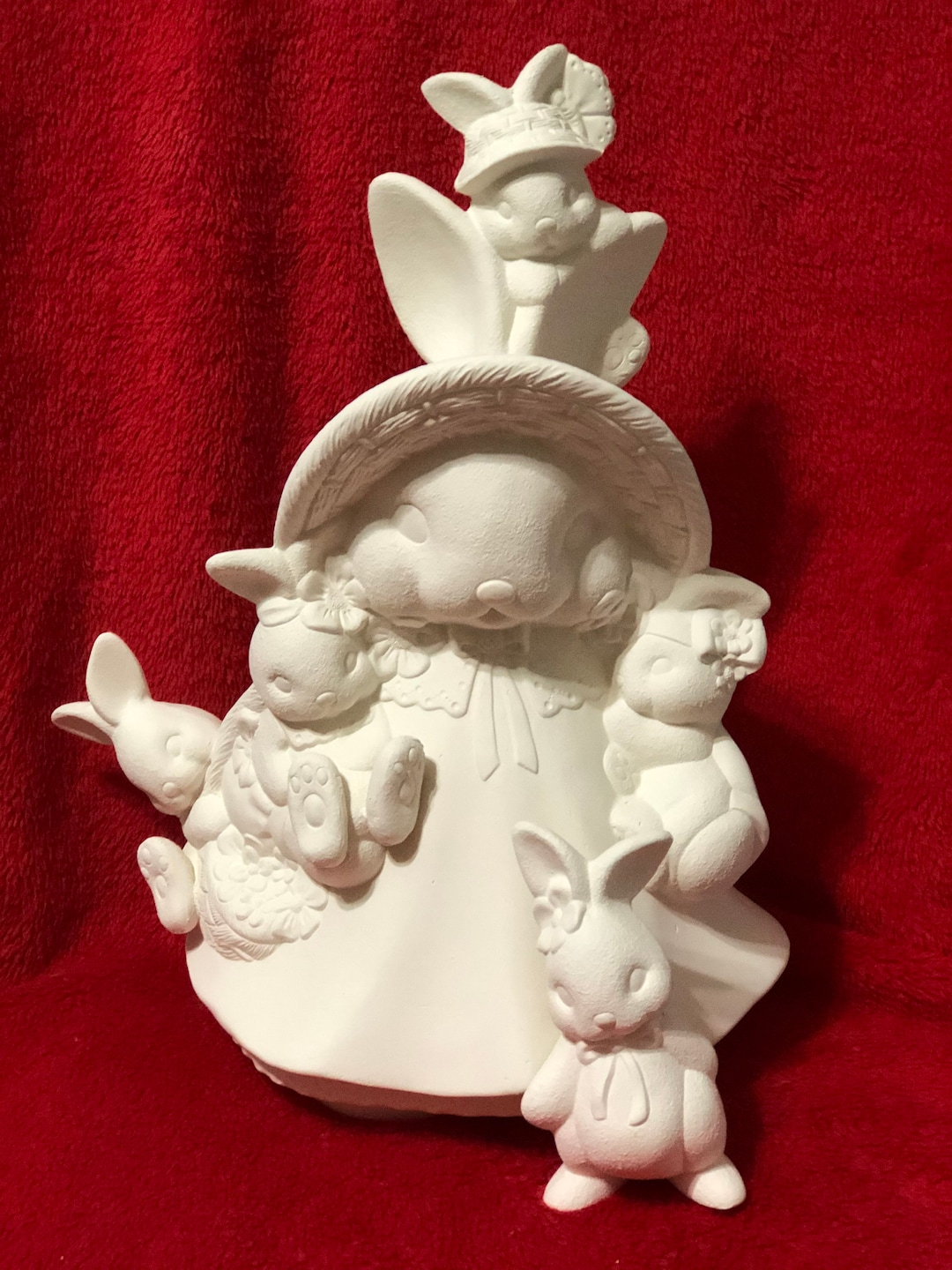 DIY Clay Magic Rabbit - DIY Ceramic Bisque Rabbit - Easter Accent ...