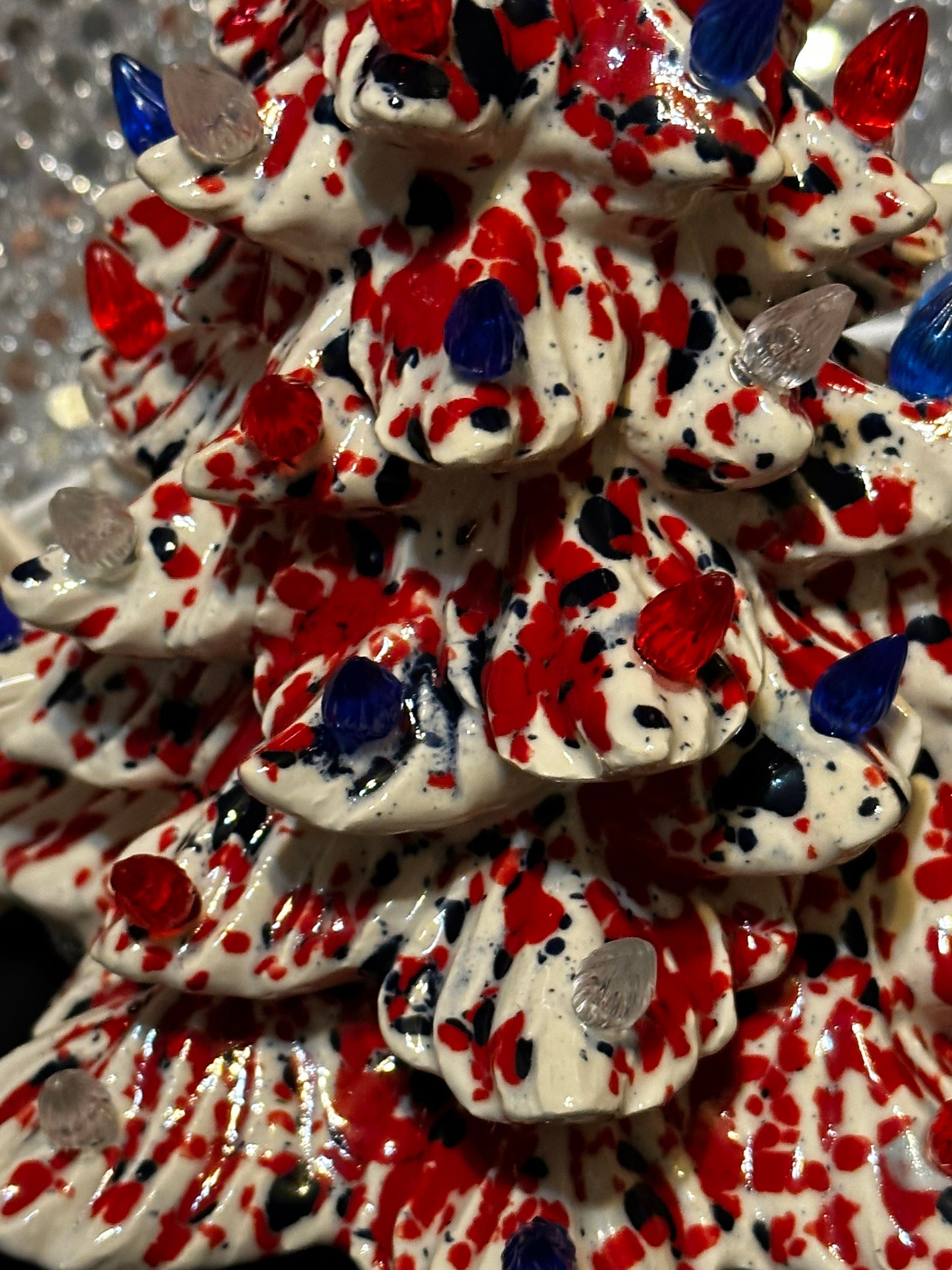 Memorial Day Ornament Tree Ceramic Art Decor Holiday Home Decor ...