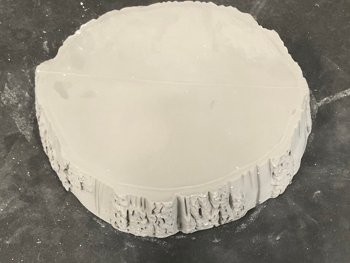 Large Tree Stump Base in Ceramic Bisque Ready to Paint Bisque - Etsy